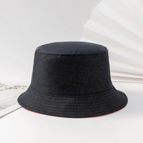 Passion of Essence | Accessories | Y2k Red Bucket Vintage Hat | Poshmark
